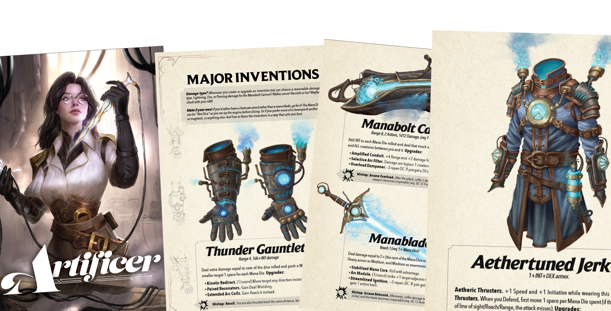 New Class: Artificer 1.7 Updates & More! – Nimble TTRPG